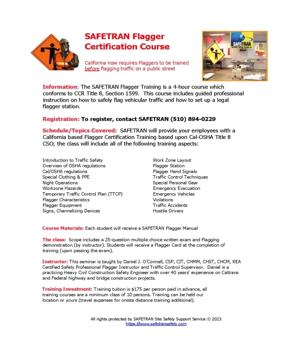 Training – SAFETRAN SAFETY